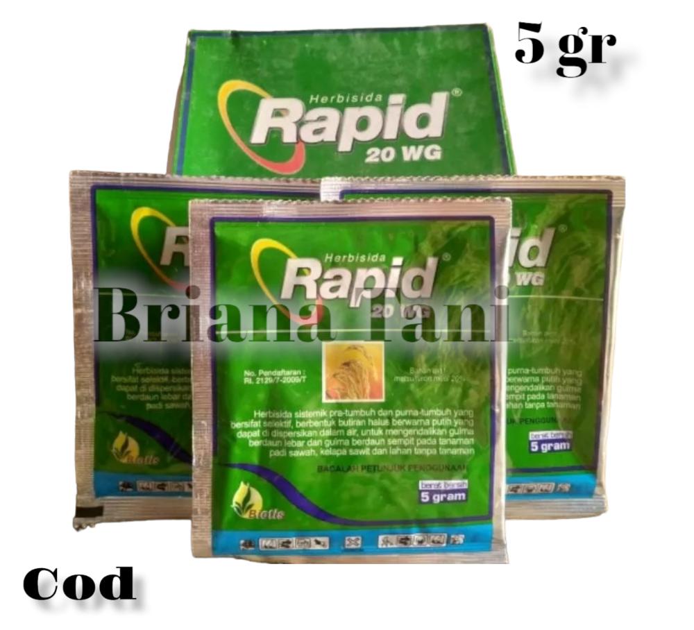 HERBISIDA RAPID 20 WG 5gr Racun Rumput | Lazada Indonesia