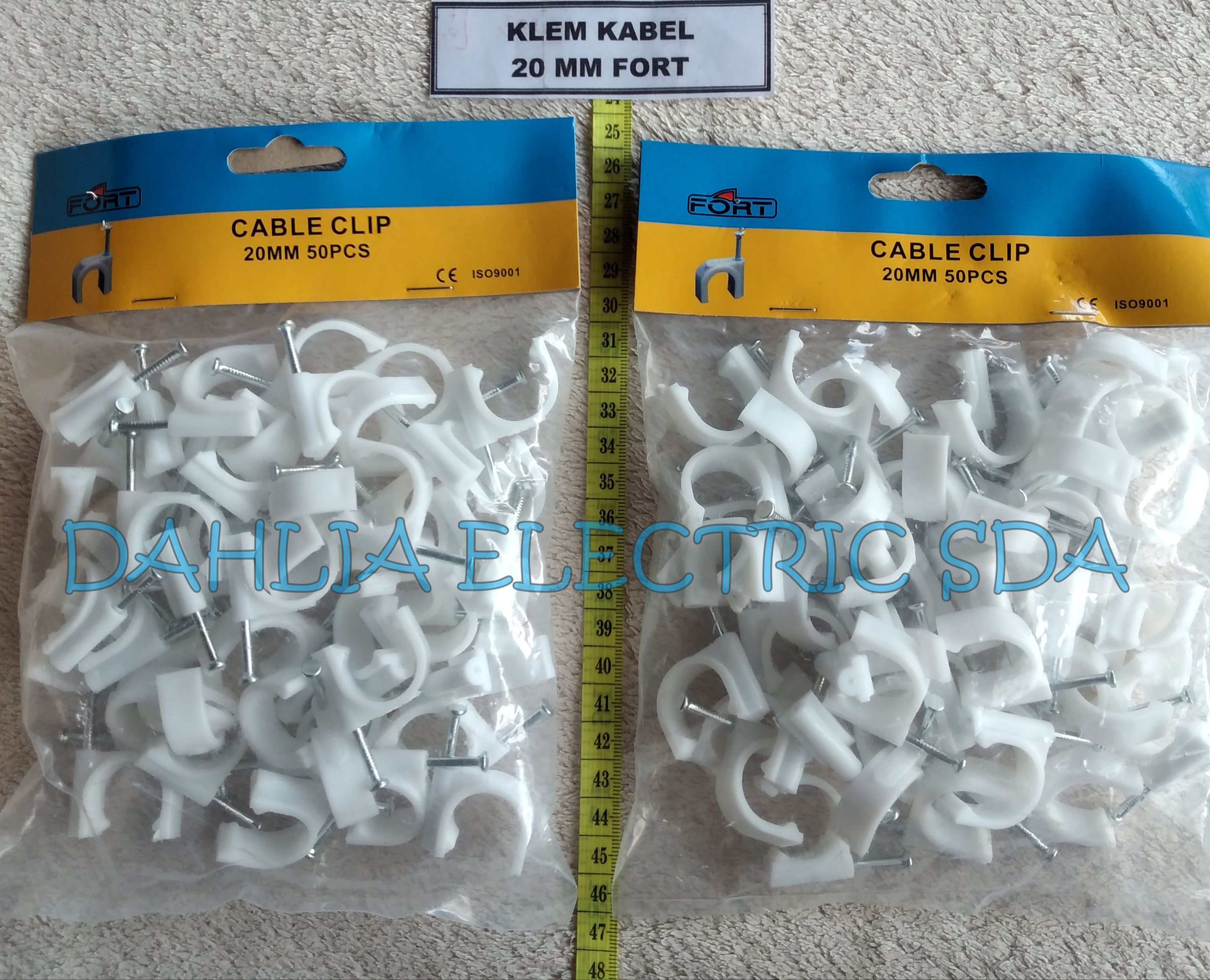 KLEM KABEL 20MM FORT (1 PACK ISI 50 PCS) | Lazada Indonesia