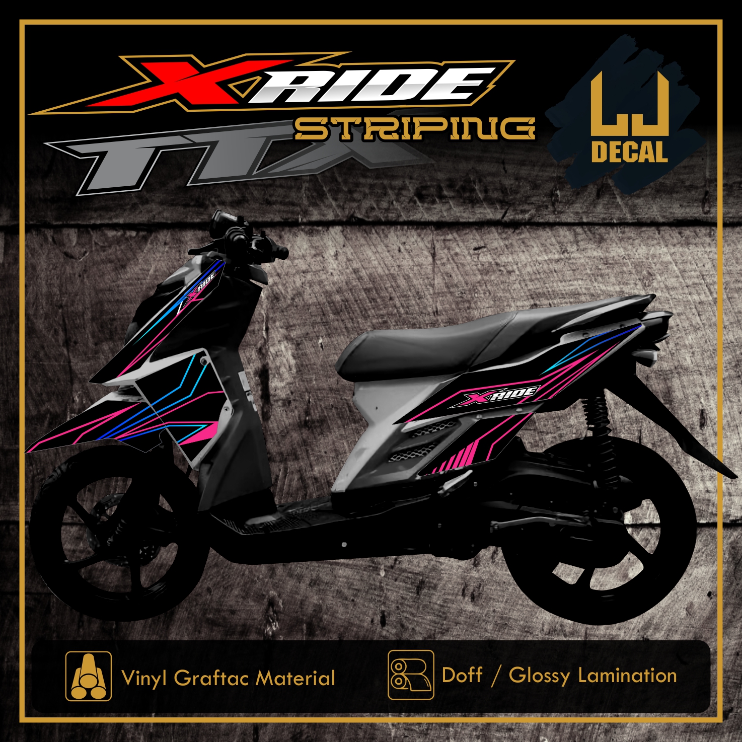 Sticker Striping Yamaha X-Ride | Lazada Indonesia