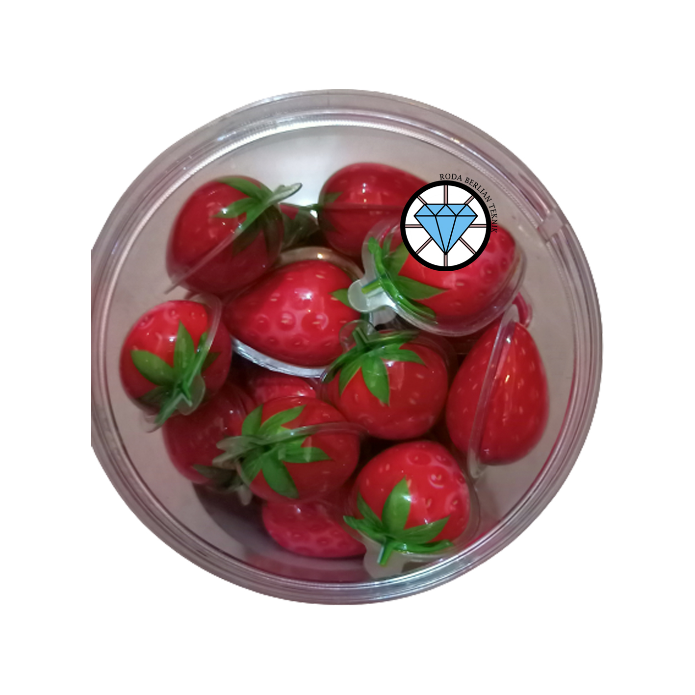 Permen Karet Viral Bubble Gum Bentuk Strawberry / Permen Karet Bentuk ...