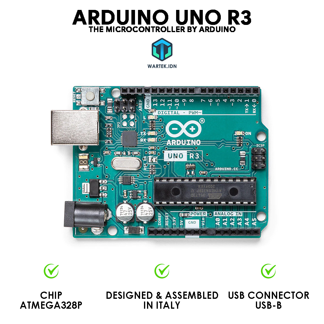 Arduino Uno R3 DIP Original Made In Italy | Lazada Indonesia