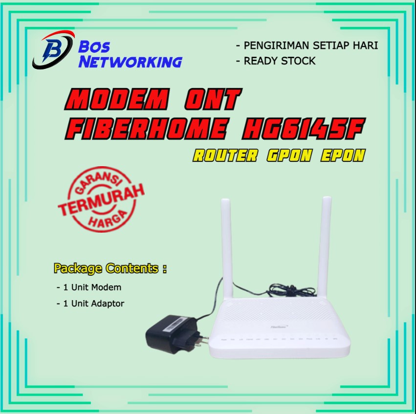 Modem ONT Fiberhome HG6145F Router GPON EPON | Lazada Indonesia