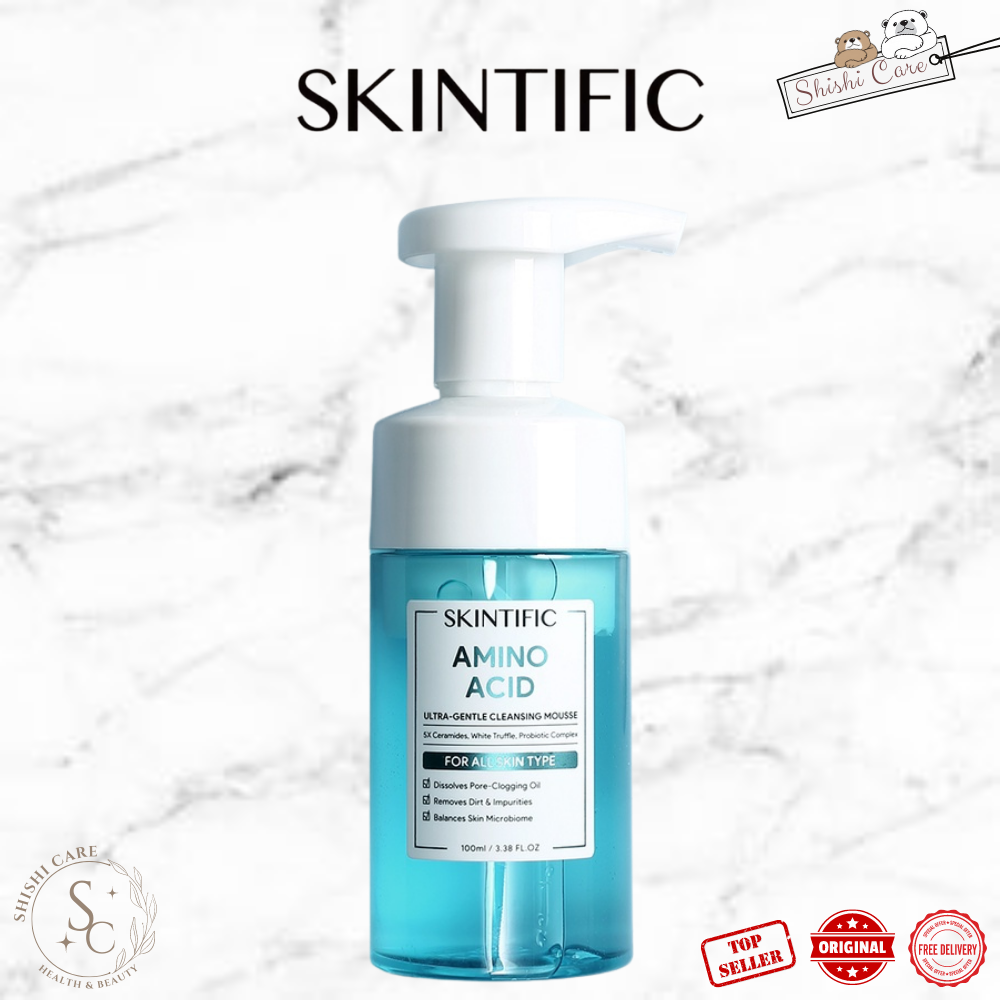 [BPOM NA] SKINTIFIC Amino Acid Ultra Gentle Cleansing Mousse 100mL ...