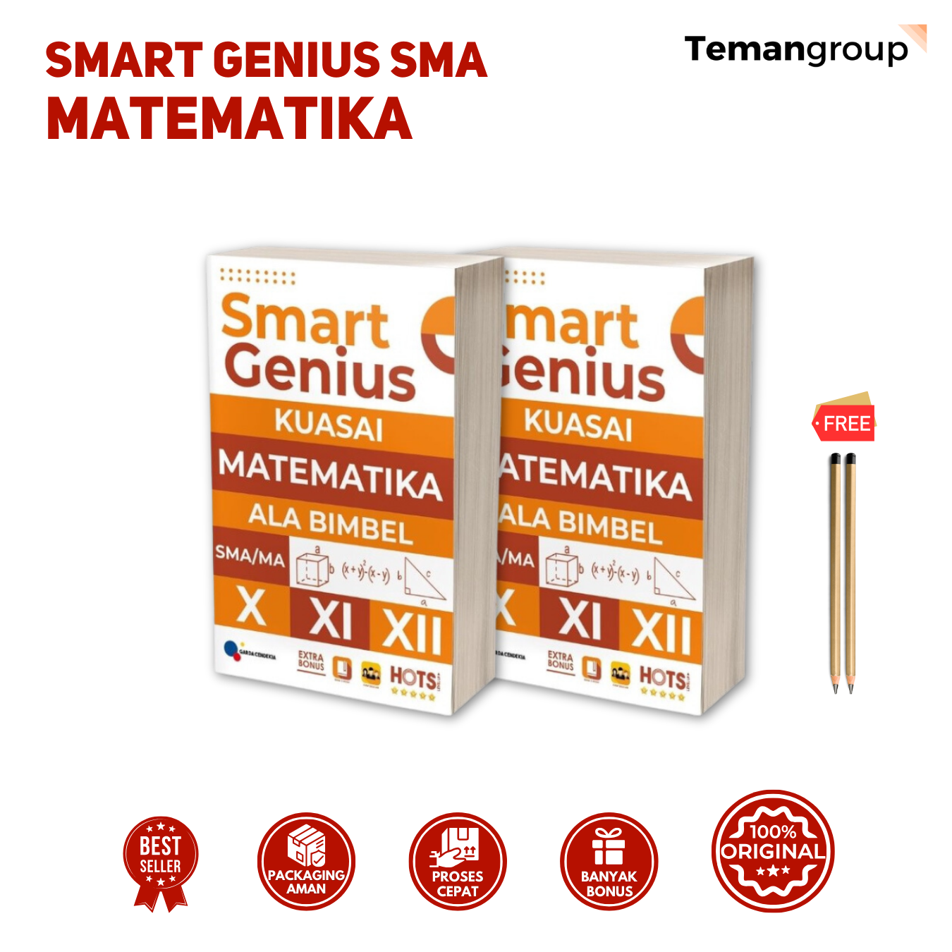 BUKU MATEMATIKA SMA / SMART GENIUS KUASAI MATEMATIKA ALA BIMBEL SMA/MA | Lazada Indonesia