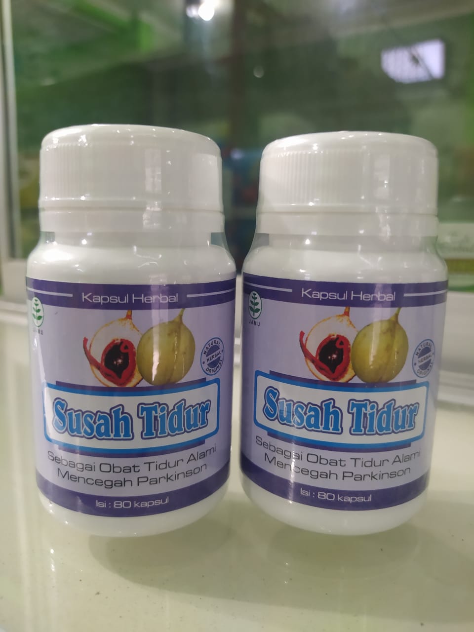 OBAT SUSAH TIDUR Kapsul Biji Pala Obat Insomnia Herbal Alami ORIGINAL ...