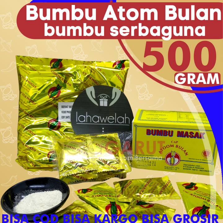 500gr Bumbu Serbaguna Atom Bulan KEMASAN BESAR | Lazada Indonesia