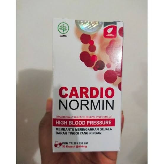 Cardionormin Original BPOM Obat Hipertensi Cardio Normin Herbal ...