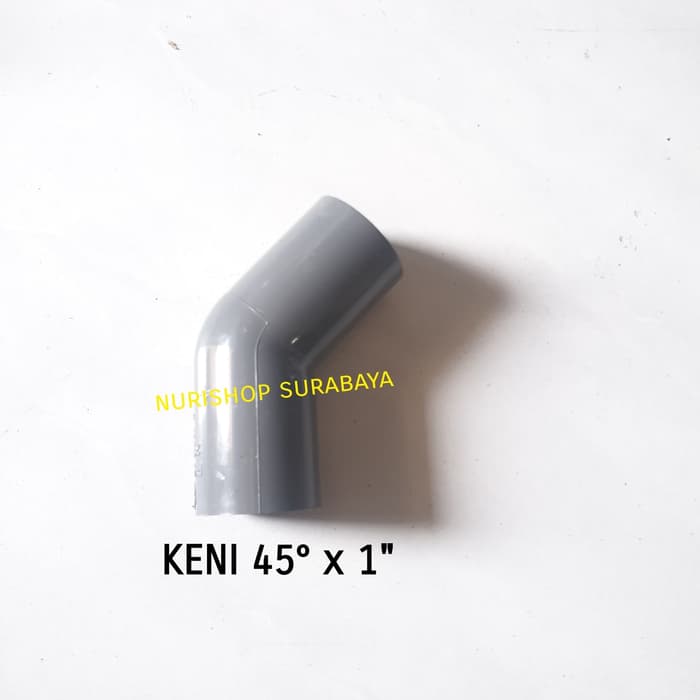 Elbow 45 derajat 1 / knee/ keni/ knie/ kenie pvc AW 45 x 1 inch ...