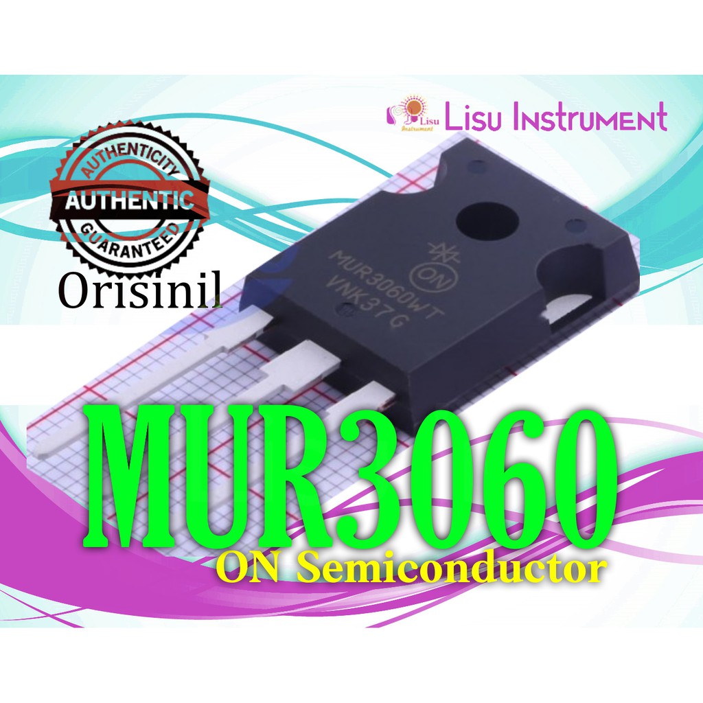 MUR3060PT MUR3060 600V 30A Ultrafast Rectifier TO-247 | Lazada Indonesia