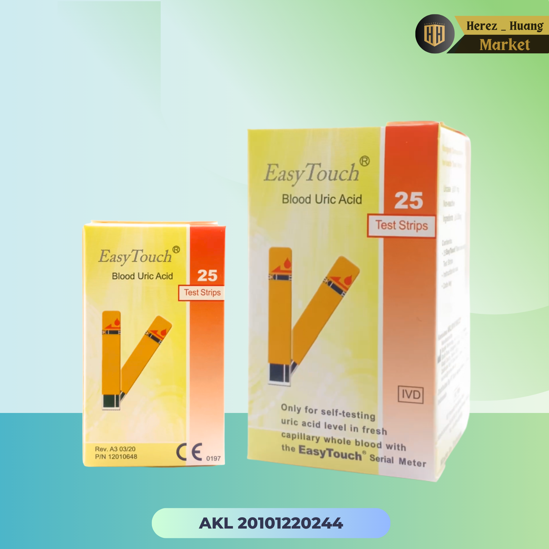 Easy Touch Strip GCU 3 in 1 Easytouch Strip Test Cholesterol, Glucose ...