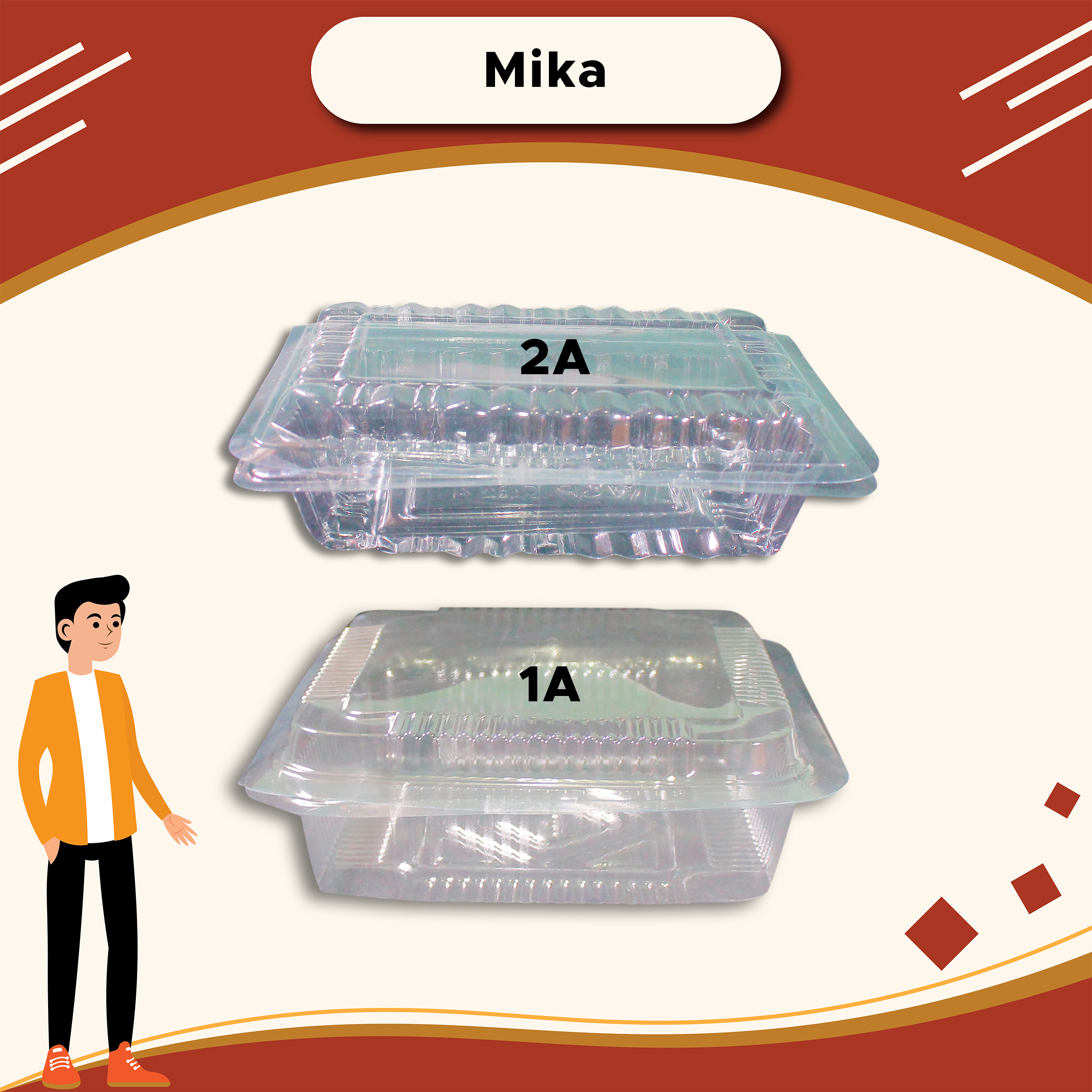 Mika Kue 1A / Mika Bolu / Mika Persegi | Lazada Indonesia