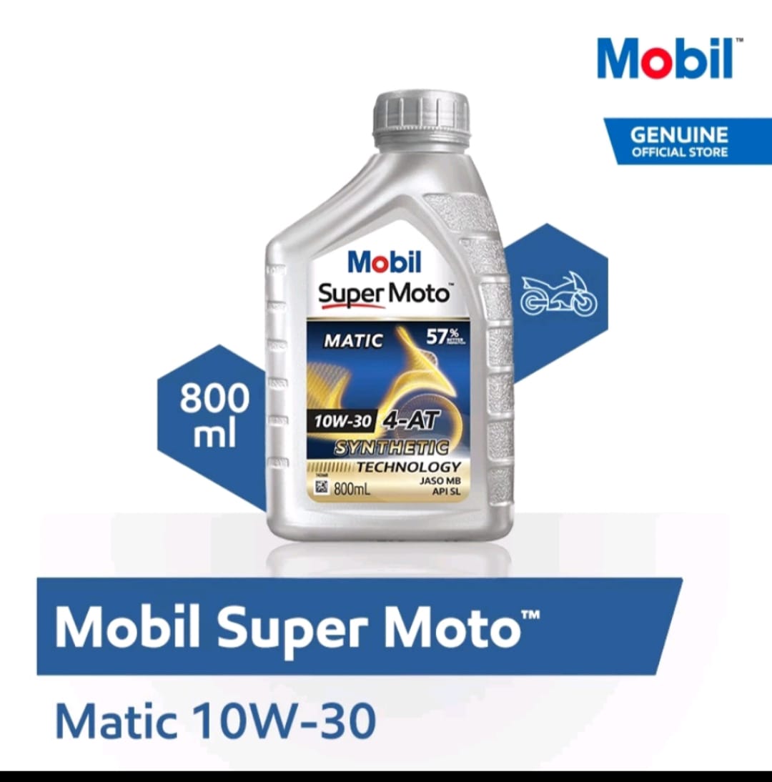 Mobil Super Moto Matic 10W - 30 Kemasan 800 ml | Lazada Indonesia