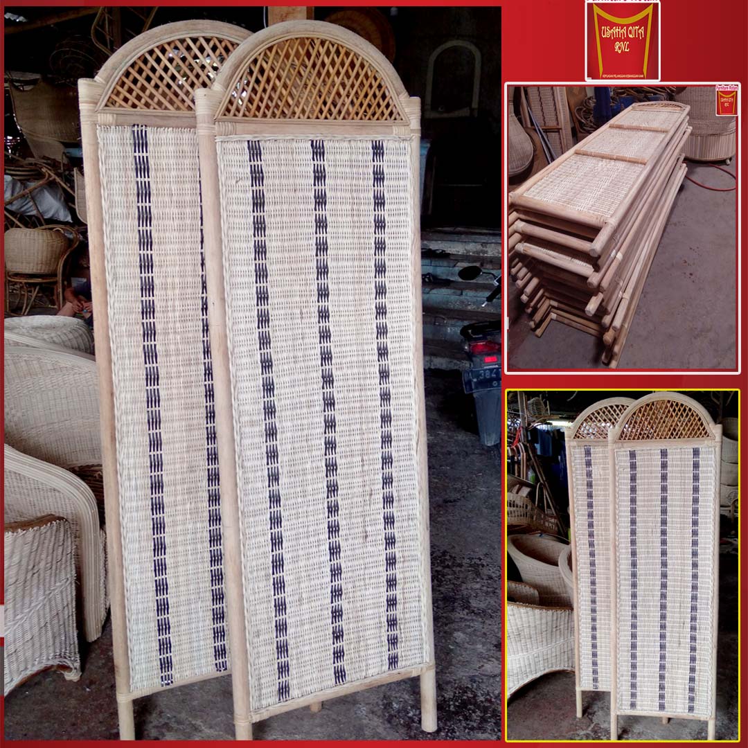 Partisi ruangan rotan alami / sekat pembatas ruangan rotan / natural ...