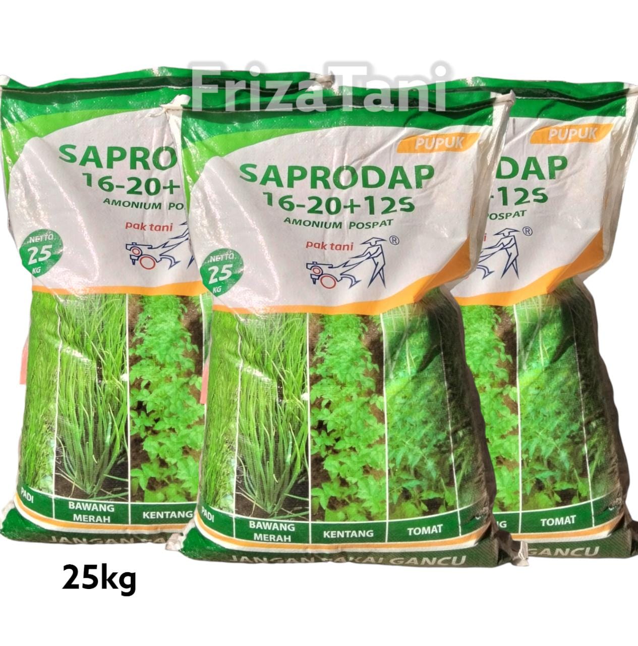 PUPUK SAPRODAP 16-20-12S 25 KG Mempercepat Pertumbuhan Kemasan Pabrik ...