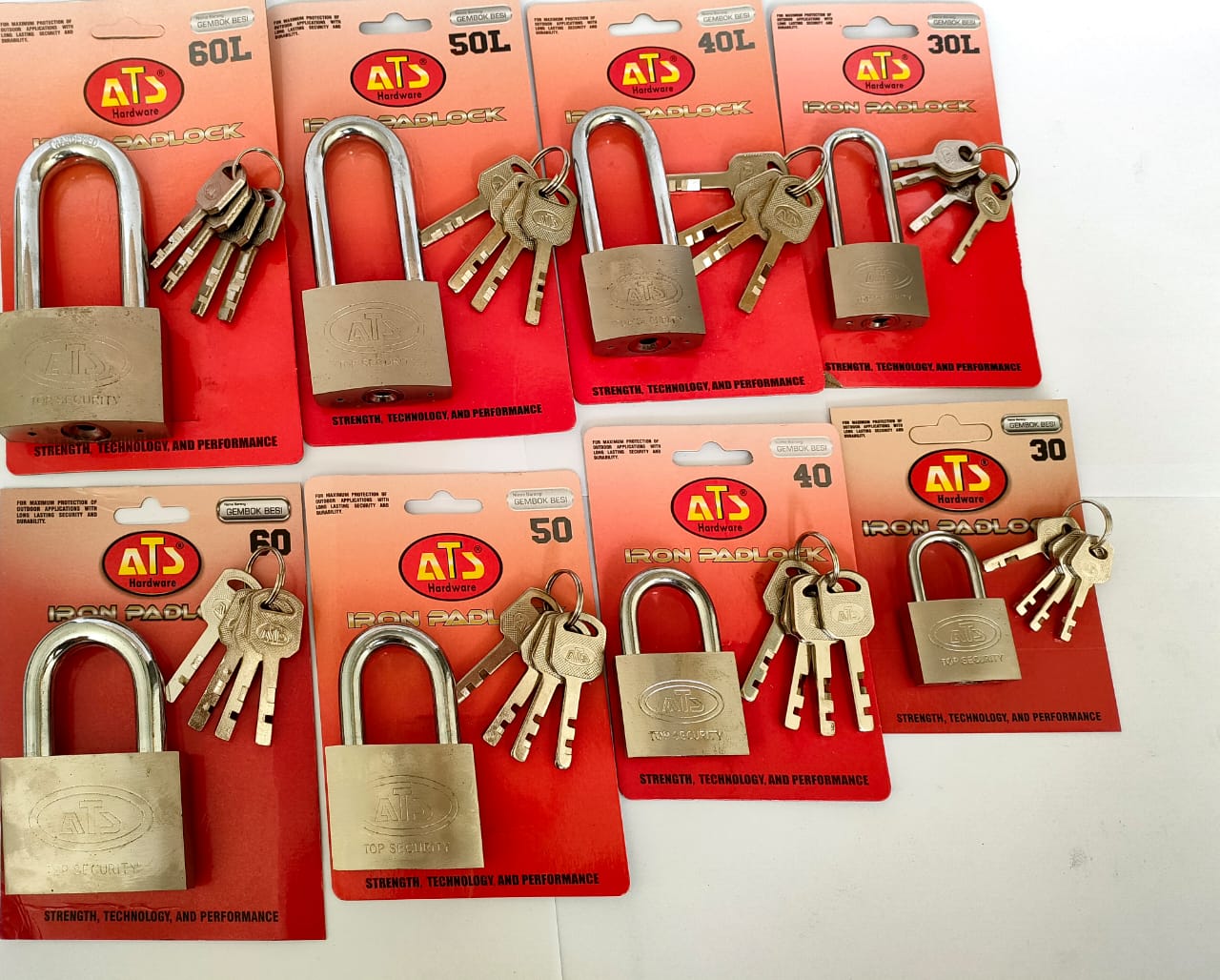 KUNCI GEMBOK ATS KUNCI PAGAR RUMAH KUAT DAN TAHAN LAMA BERBAGAI UKURAN ...