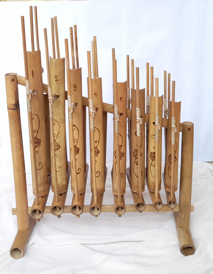 ANGKLUNG BAMBU 8 NADA UKURAN SEDANG | Lazada Indonesia
