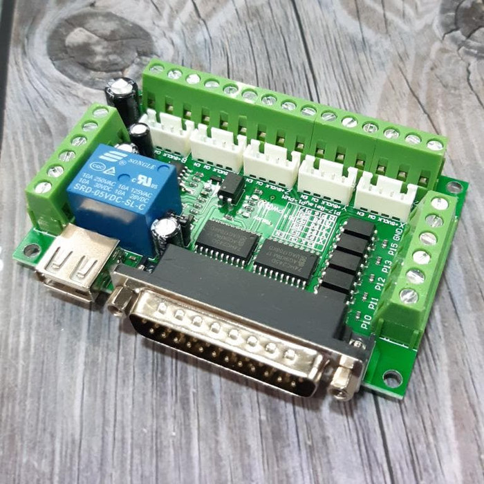 New 5 Axis CNC Controller Board Mach3 Interface USB LPT 12v-24v | Lazada Indonesia