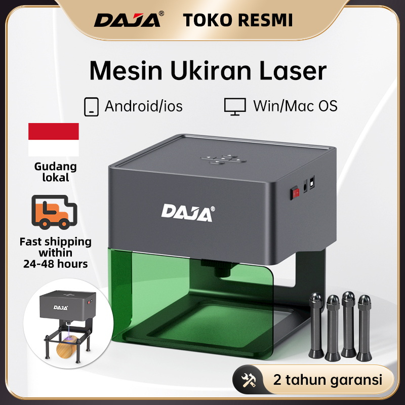 DAJA Laser Engraver DJ6 Mini Portable Engraving Machine DIY Logo Mark ...