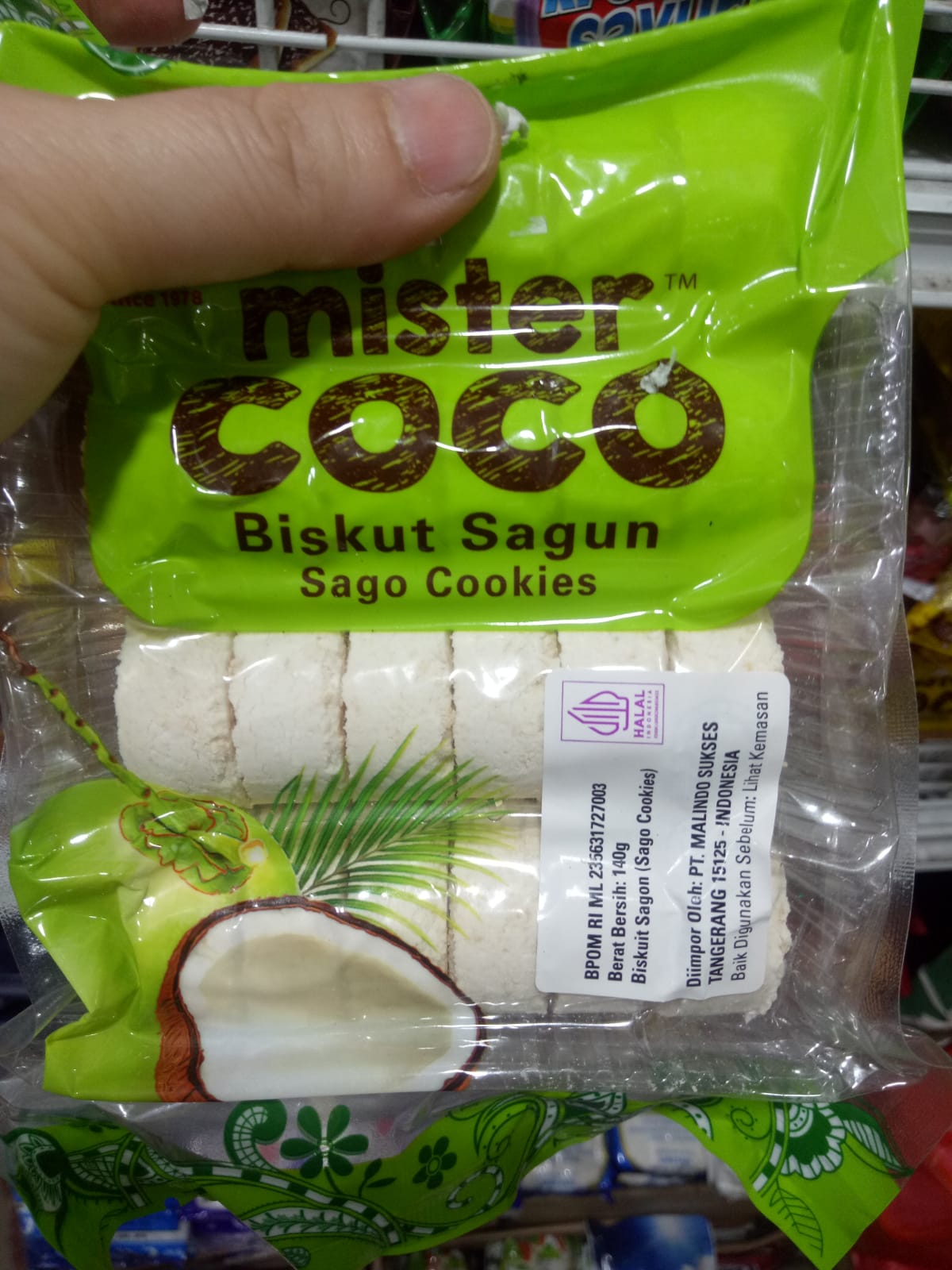 HALAL! Mister coco biskuit sagun dan biskuit kelapa | Lazada Indonesia