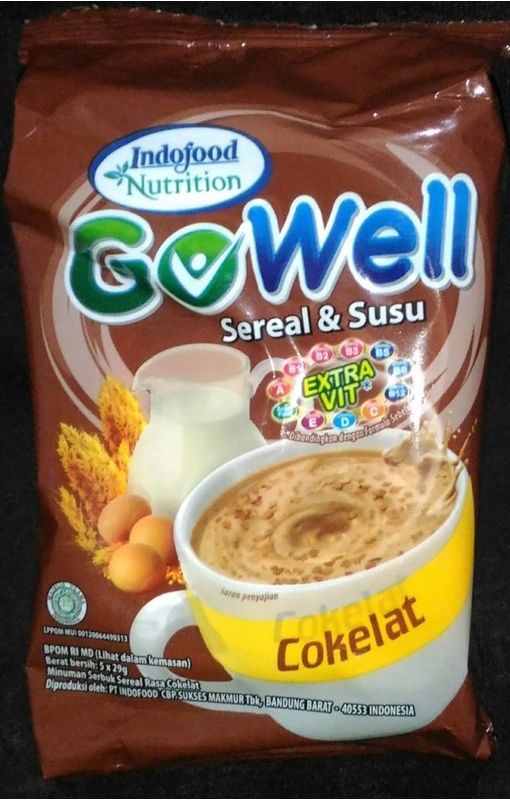 New GoWell Susu Sereal isi 10 pcs (1 renceng) - Kemasan Baru | Lazada ...