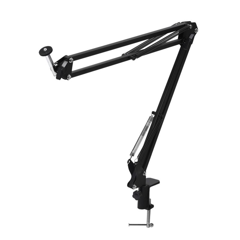 Adjustable Desktop Clamp Suspension Boom Scissor Arm Mount Stand Holder ...
