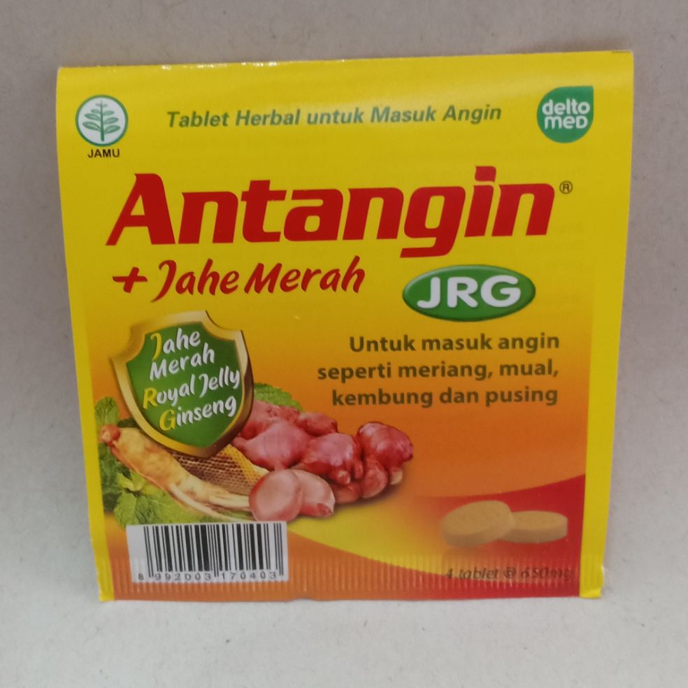 antangin jahe merah jrg 1 strip isi 4 tablets untuk masuk angin ...