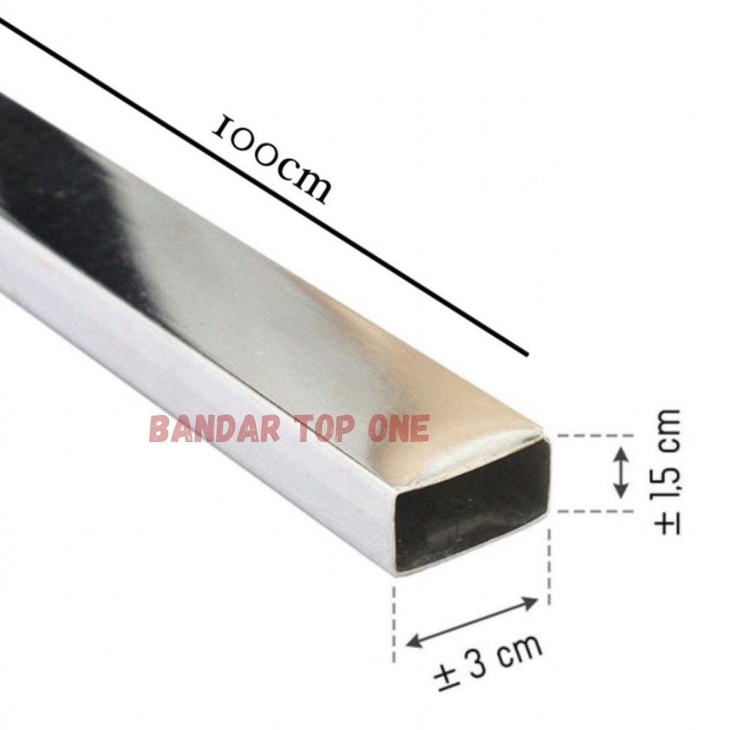 Pipa kotak atau Holo pipa kotak 1 meter | Lazada Indonesia