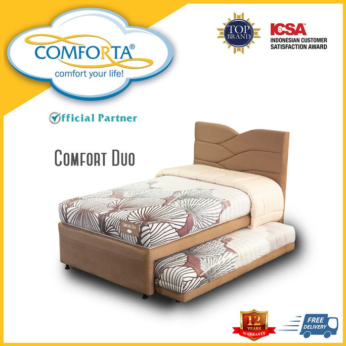 Comforta Comfort Duo sorong 2in1 Full Set 120 / 100 / 90 | Lazada Indonesia