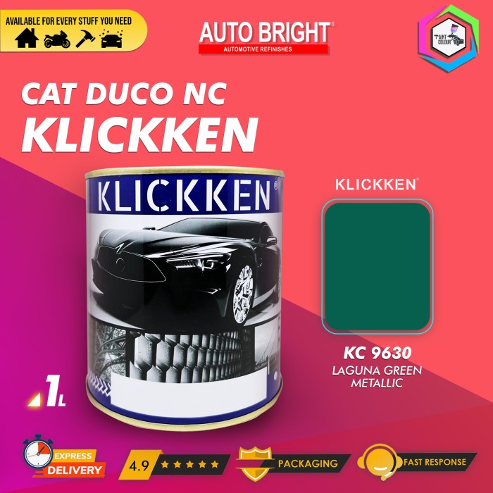 Cat Duco Metallic KLICKKEN METALLIC - KC 9630 LAGUNA GREEN METALLIC | Lazada Indonesia