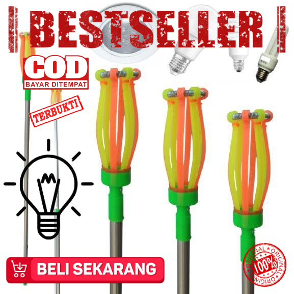 TONGKAT LAMPU 2m Full Set | STIK LAMPU | GALA LAMPU | Lazada Indonesia