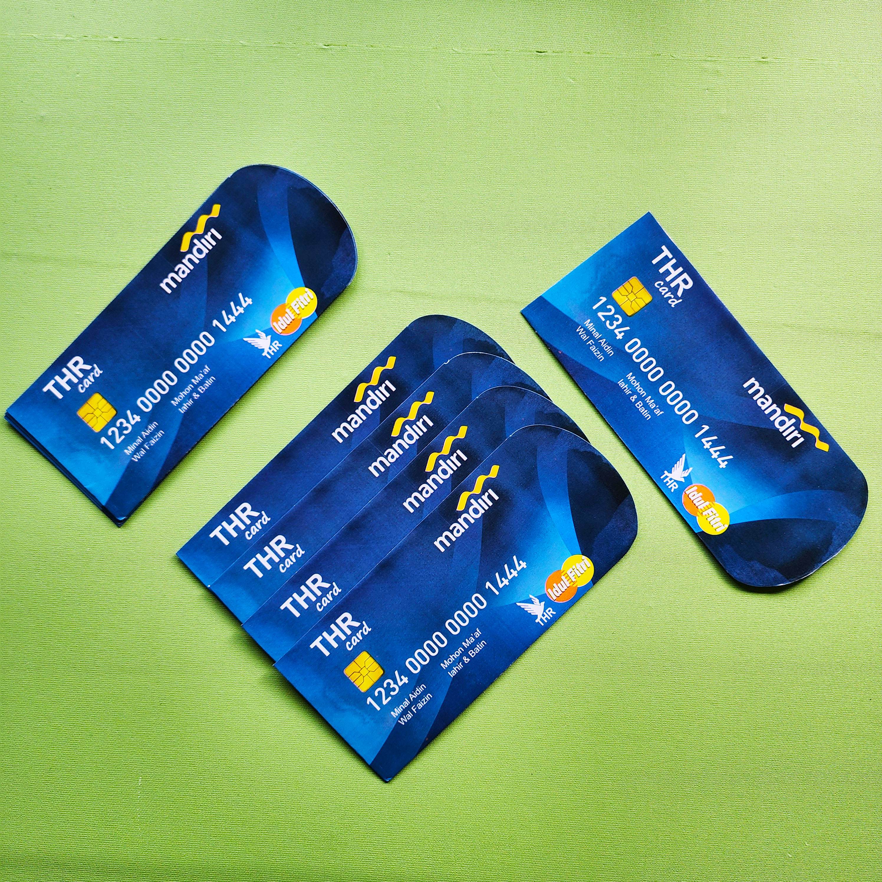 AMPLOP / ANGPAU LEBARAN MOTIF ATM UKURAN PANJANG BAHAN GLOSSY ISI 10 ...