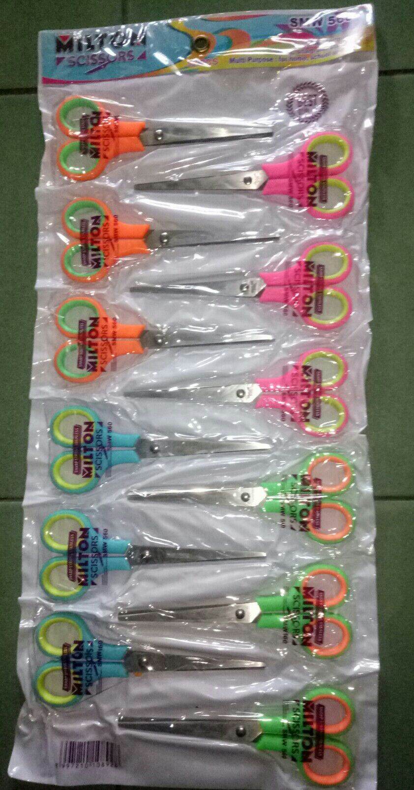 ( Gunting Sedang 12 Pcs ) Gunting UK Sedang / Pemotong Kertas Tajam ...