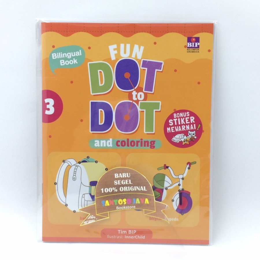 Buku Seri Fun Dot To Dot And Coloring 03 by Tim BIP | Lazada Indonesia