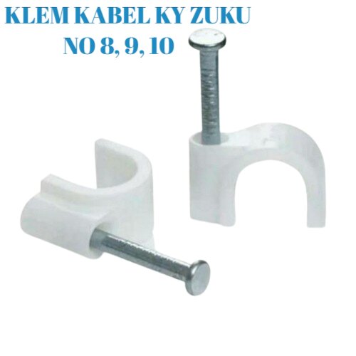 KLEM KABEL KYZUKU NO 8, 9, 10 PAKU BETON KLEM CABLE | Lazada Indonesia