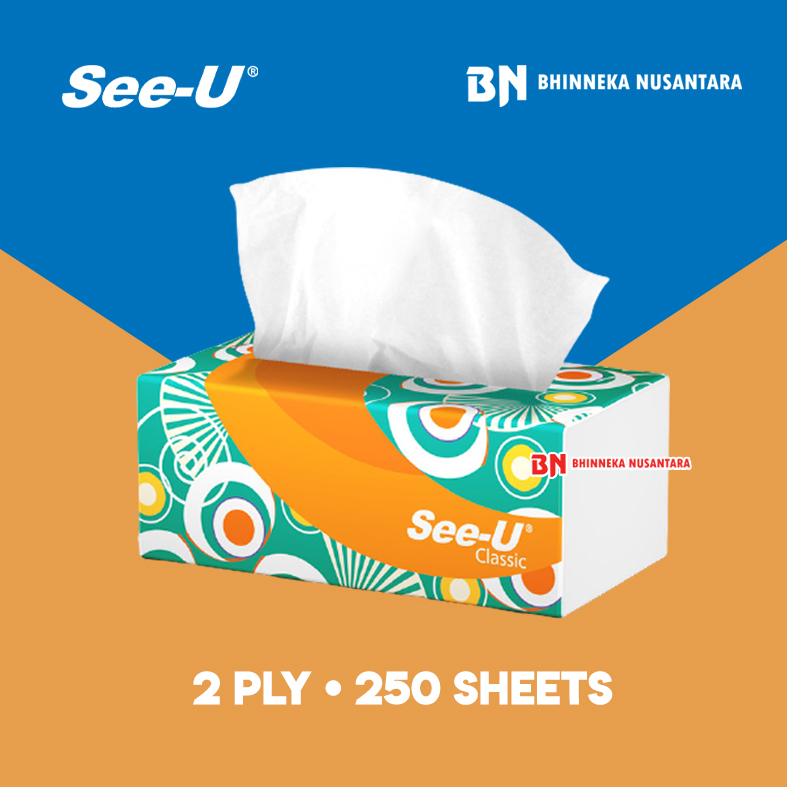 SEE-U Classic Facial Tissue 250 Sheet | Lazada Indonesia