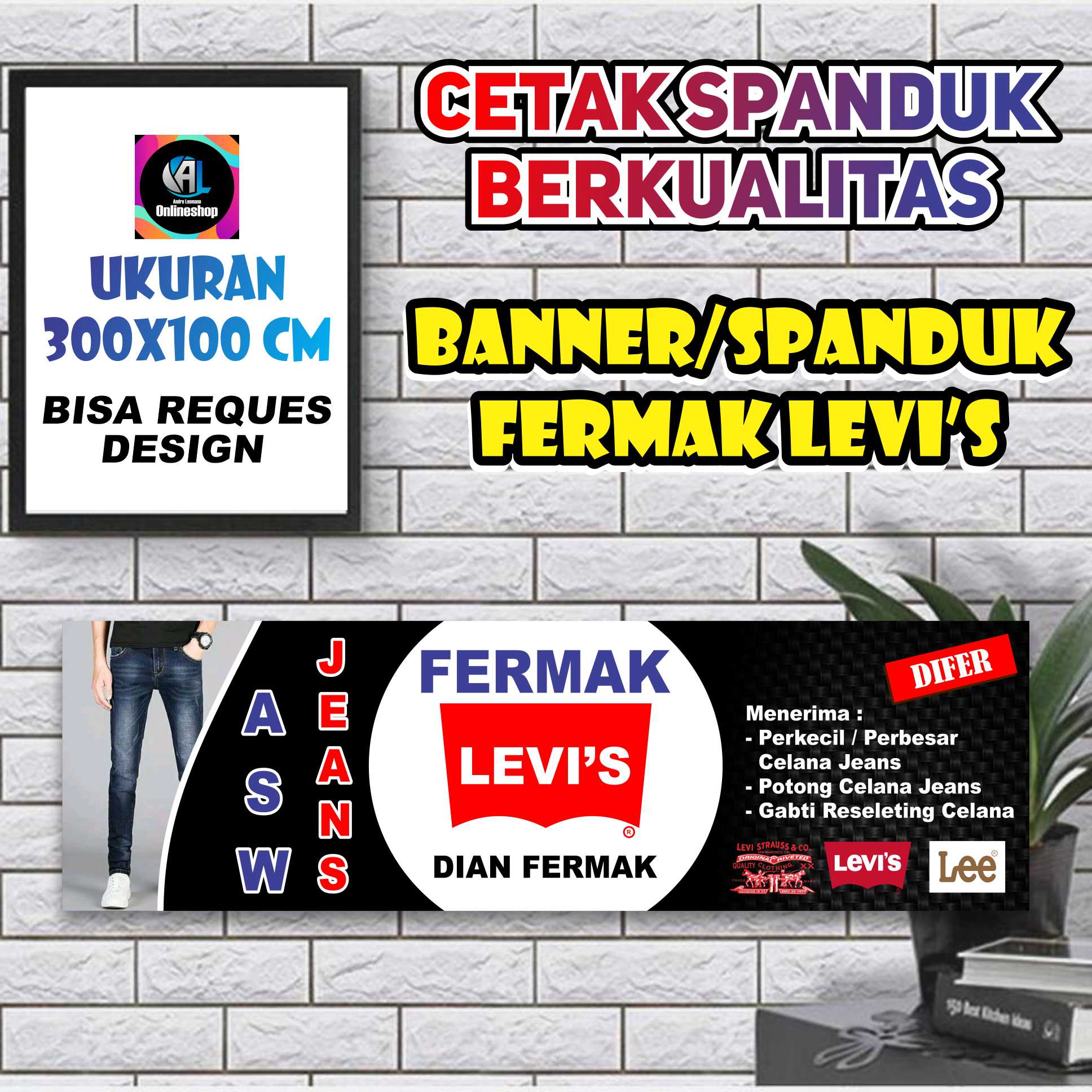 Banner, Spanduk Fermak Levis | Lazada Indonesia
