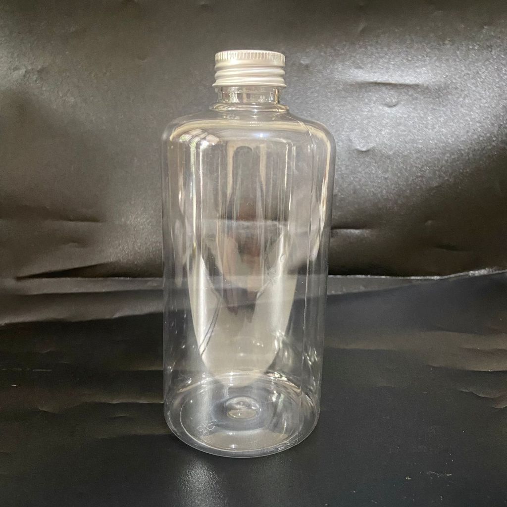 Botol HS 500ml Bening Tutup Ulir Aluminium Neck 28 / Botol Ulir ...
