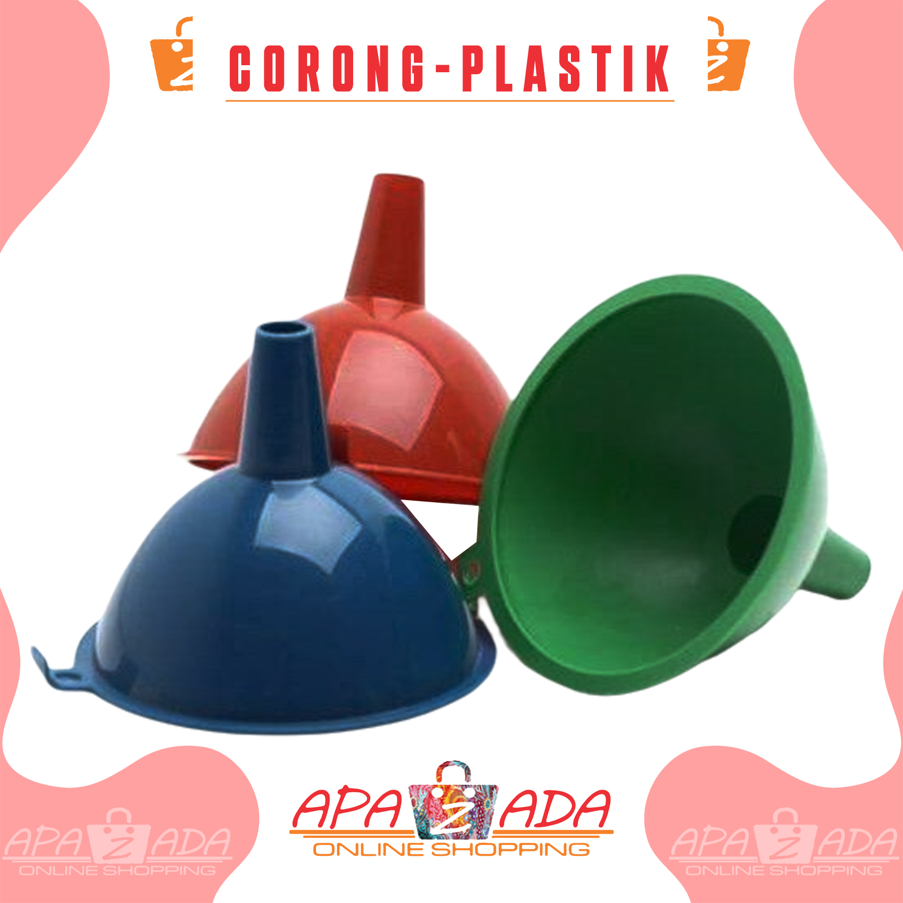 Apazada - Funnel Plastik UK 10Cm DX / Corong Air / Corong Minyak Murah ...