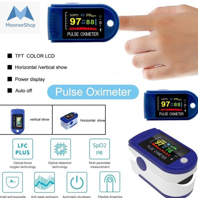 (BISA COD) Pulse oximeter LK88 denyut nadi pemasangan ujung jari ...