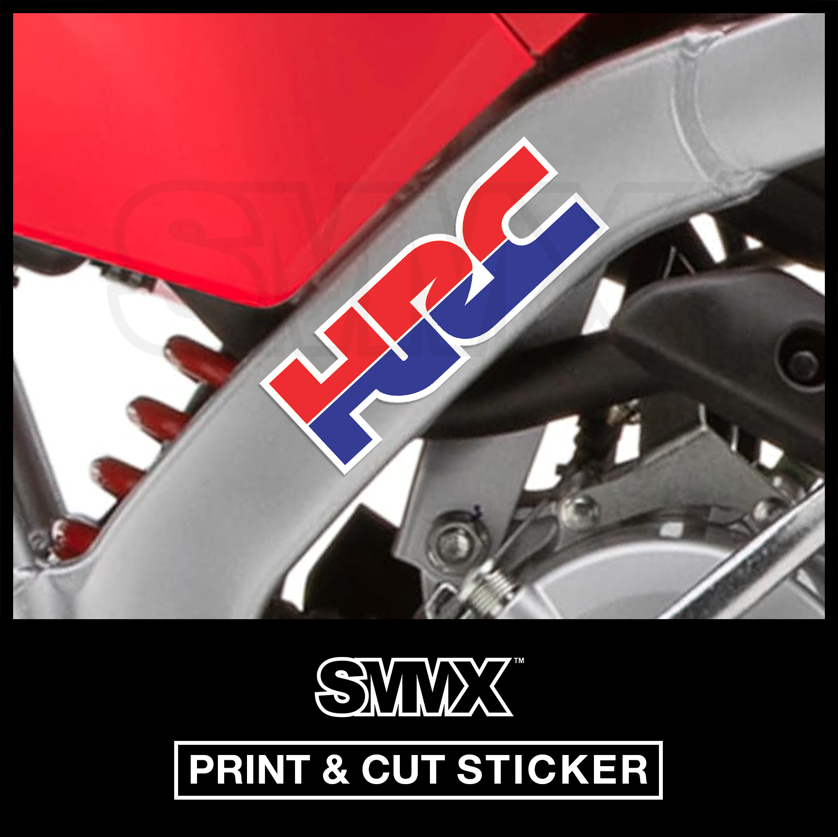 Sticker stiker Logo HRC Honda Racing | Lazada Indonesia
