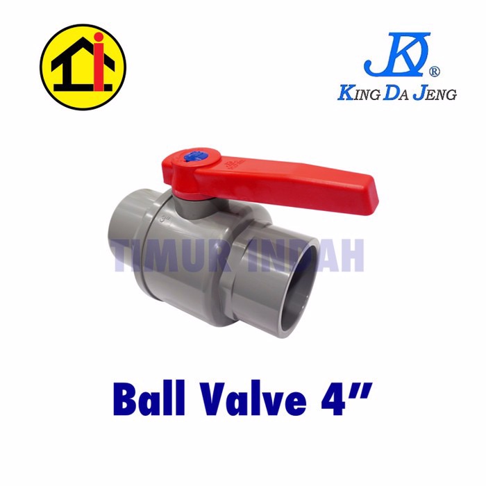 Ball Valve 4" PVC King Da Jeng - KDJ | Lazada Indonesia