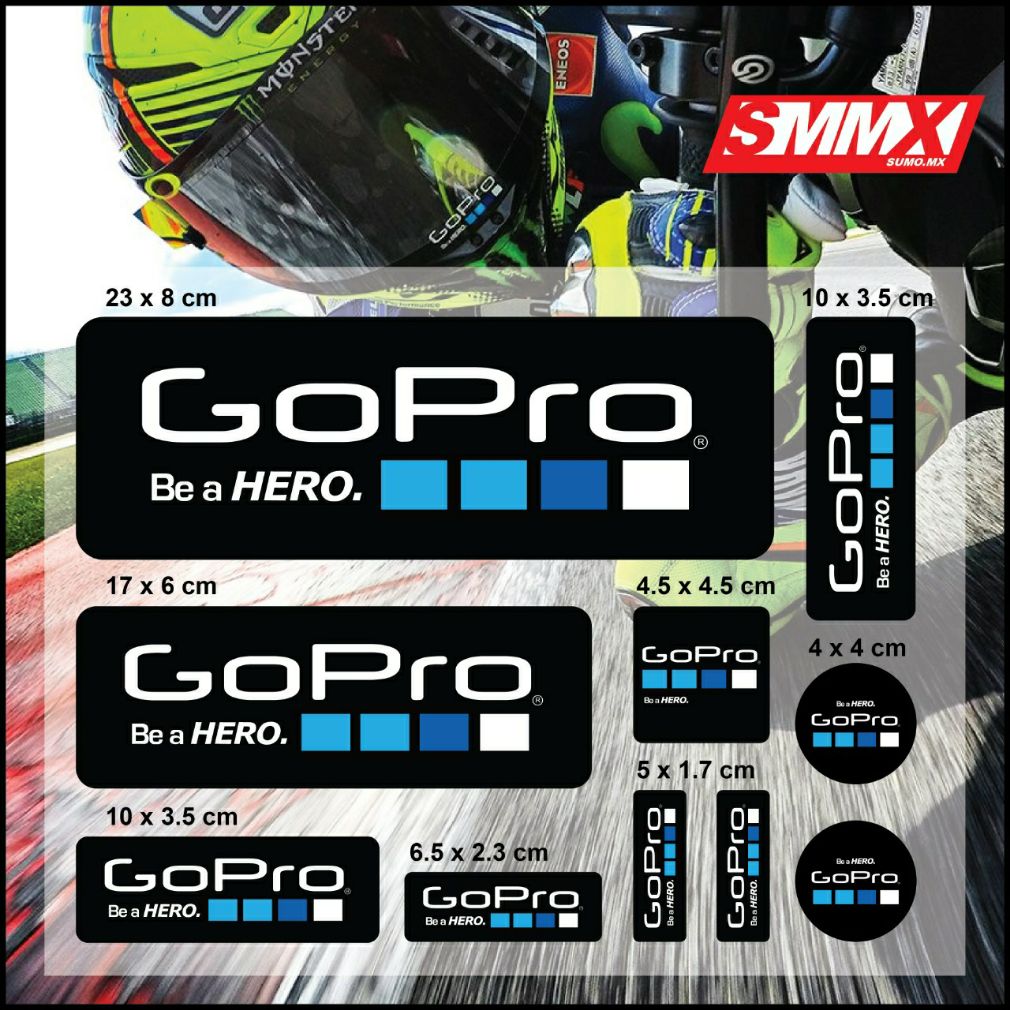 Sticker kit stiker set GoPro | Lazada Indonesia