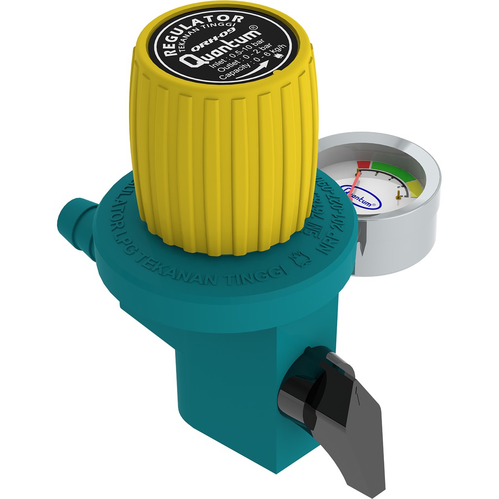 Quantum Regulator Kompor Gas Meter Tekanan Tinggi - QRH09GB - FREE ...