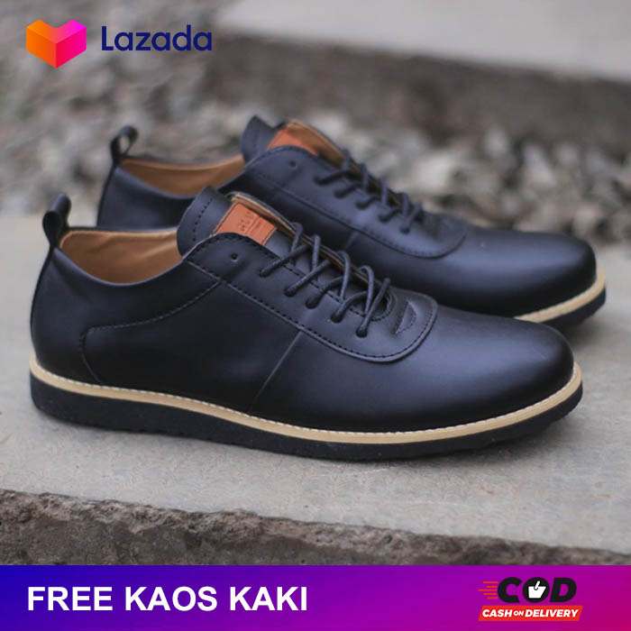 Sepatu Pantofel Gladio Luiz Casual Formal Kerja Kantor Kulit Pantofel ...