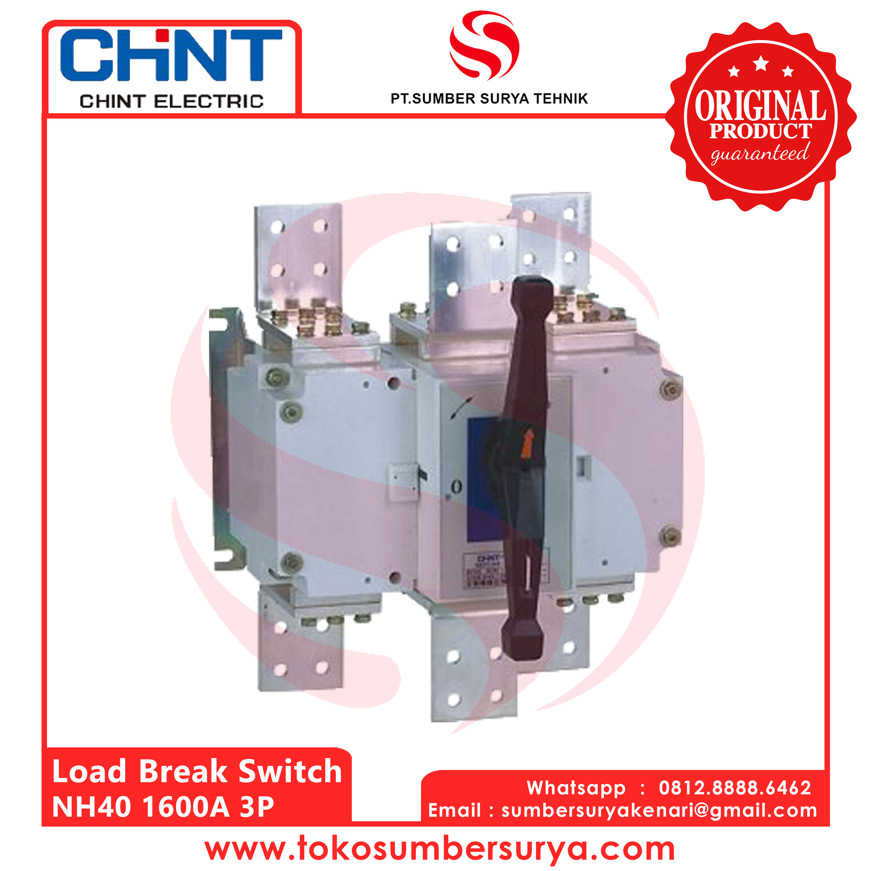 Load break switch (LBS) NH40 3P 1600A Merek chint | Lazada Indonesia