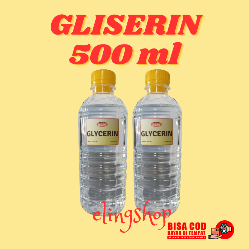 Gliserin Glyserin Glycerin Glicerin Gliserol Vegetable Murni 500 ml ...