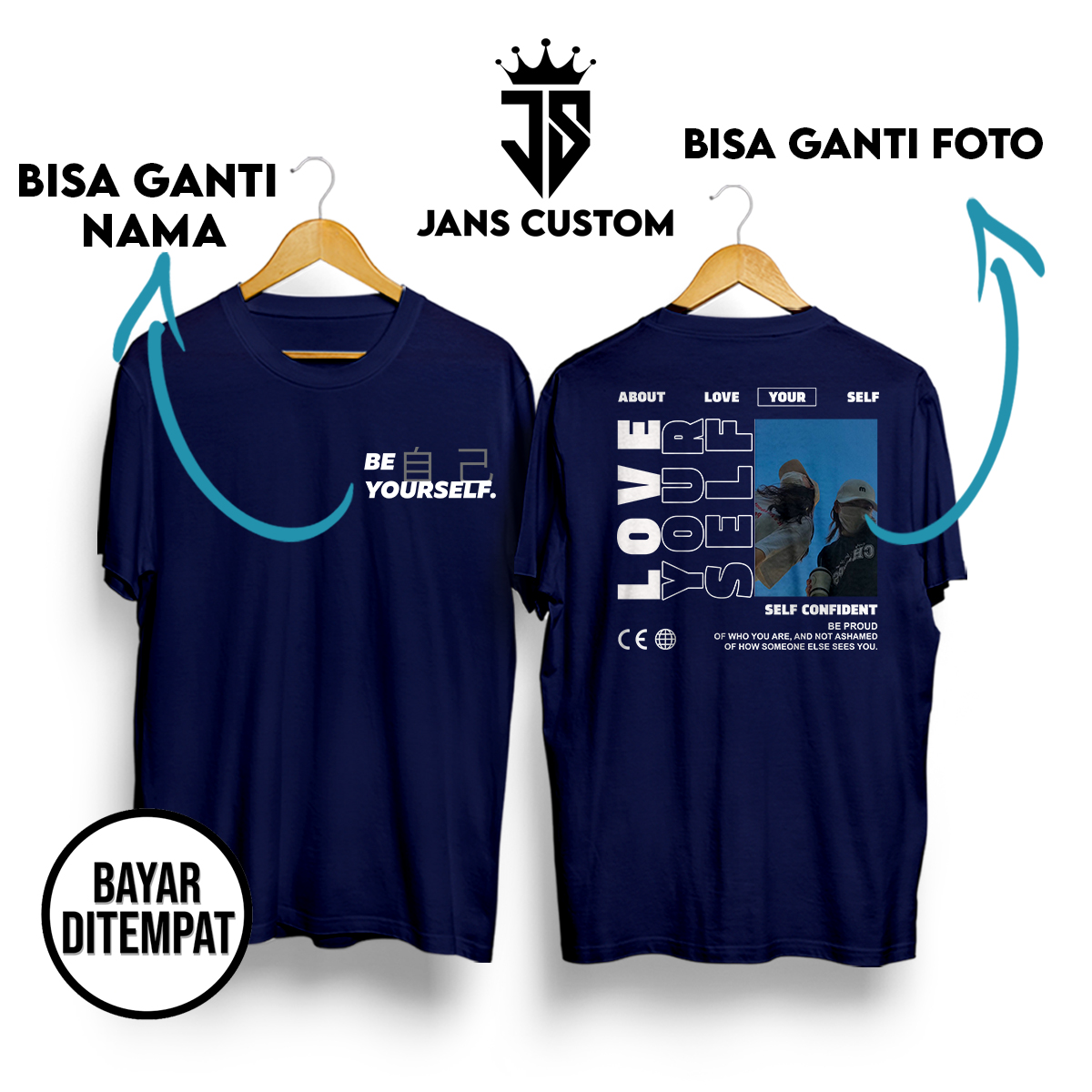 Baju Couple Aesthetic - Baju Couple Pacar - Kaos Custom Bucin Aesthetic ...
