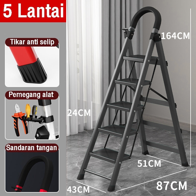 （COD）REAIM Tangga 3/4/5/6 Step Tangga Lipat Multifungsi Tangga ...
