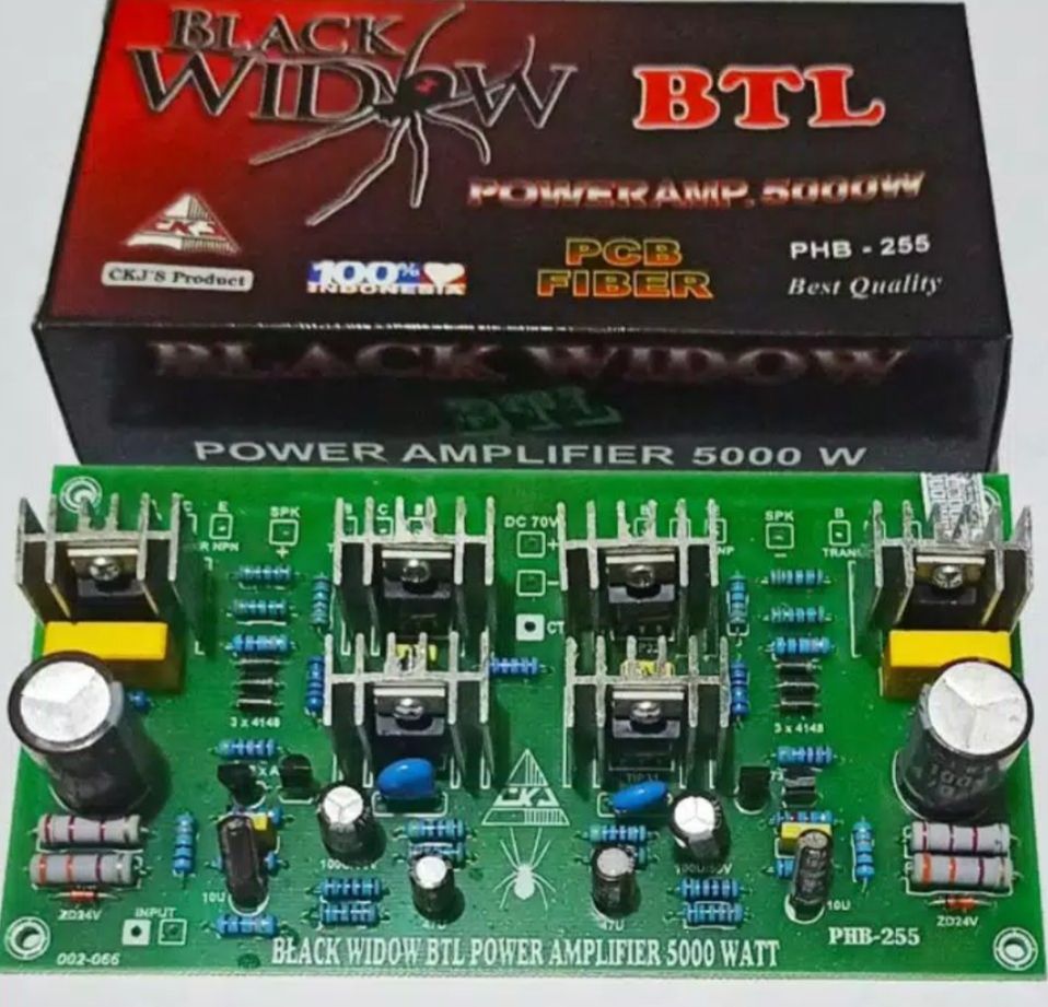 DRIVER POWER BTL BLACK WIDOW 5000 WATT PER BIJI | Lazada Indonesia
