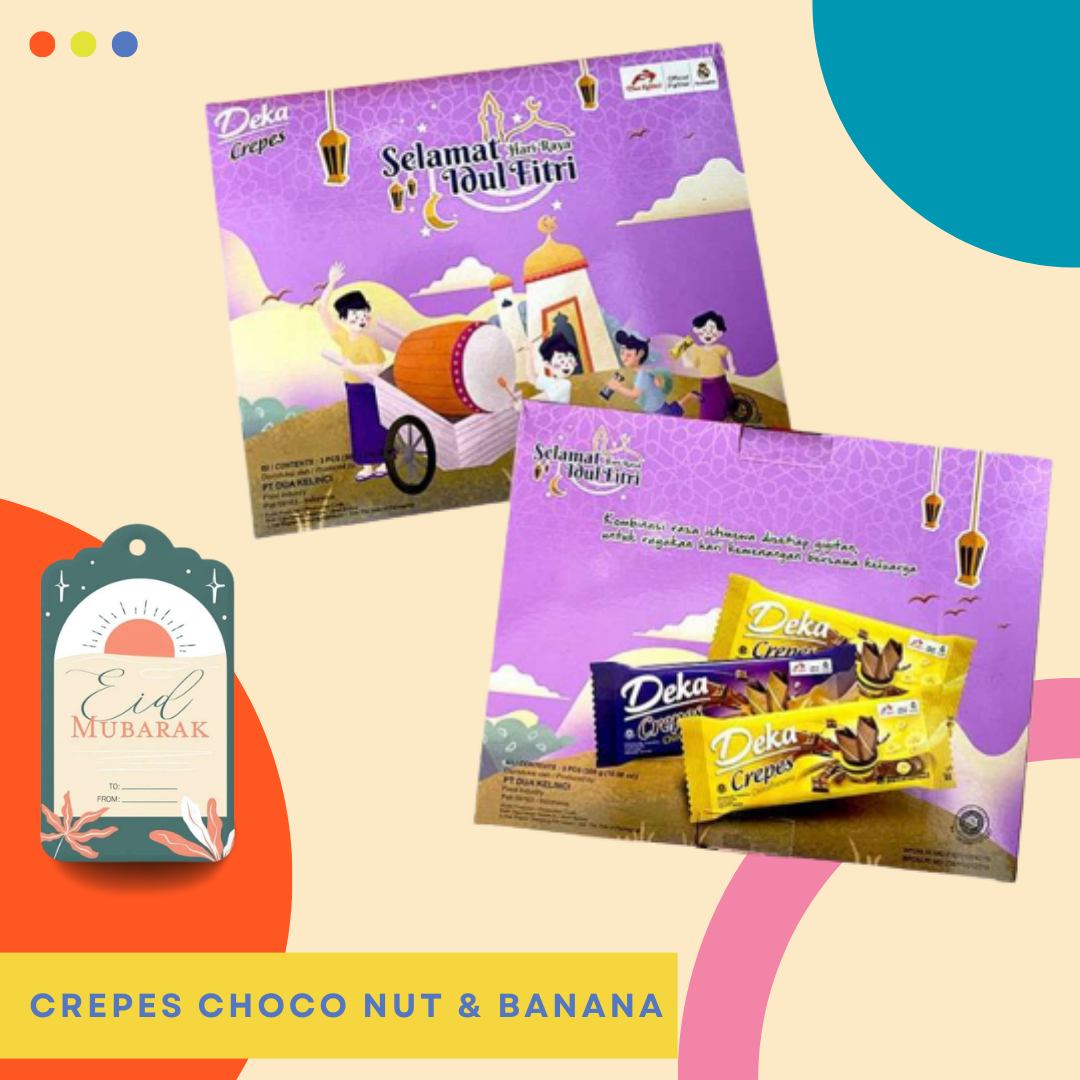 Deka Wafer Crepes Edisi Idul Fitri Paket Hampers Free Kartu Ucapan